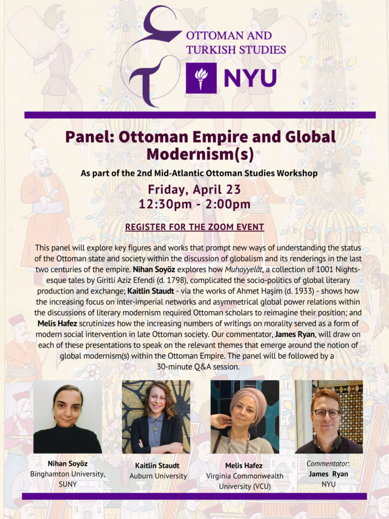 Panel: Ottoman Empire and Global Modernism(s) - Ottoman Studies ...